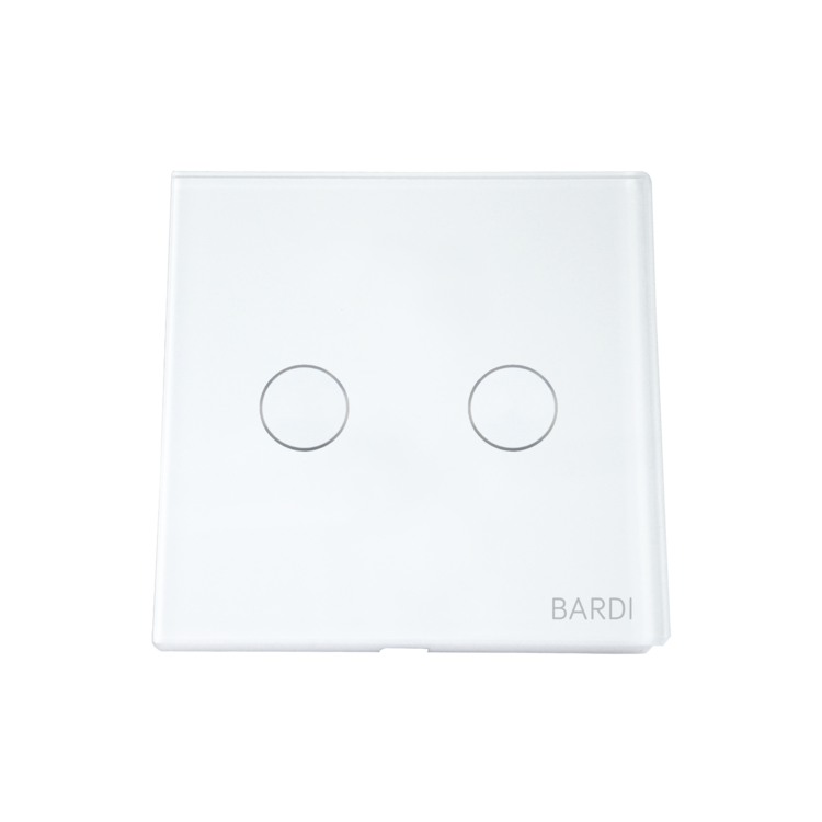 BARDI Smart Wall Switch EU 2 Gang - White